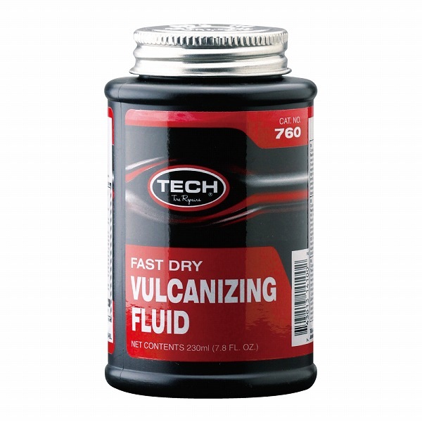 TECH 強力加硫セメント 230ml ハケ付 #760【男前ツール】即日出荷可能！