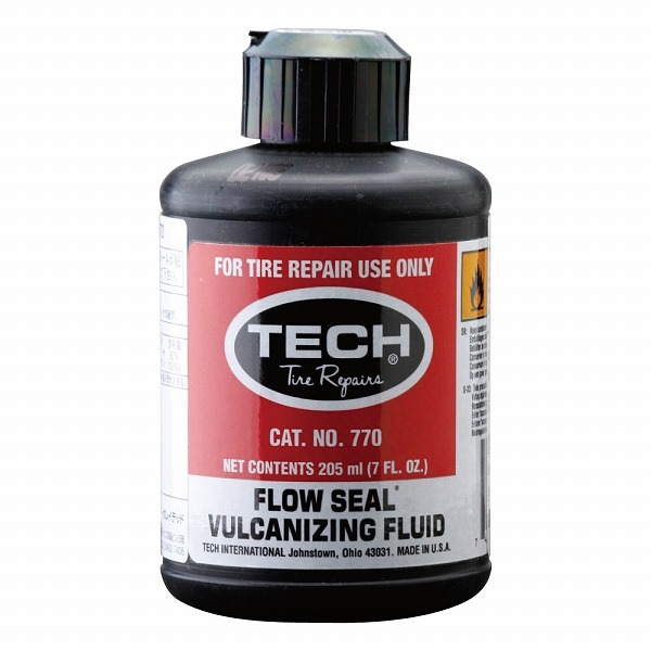 TECH 強力加硫セメント 205ml ハケ無 #770【男前ツール】即日出荷可能！