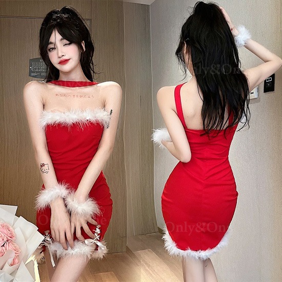 ボディコン サンタ(Body Conscious Santa) h0044・セクシーランジェリー・セクシーコスプレの通販 Only＆One