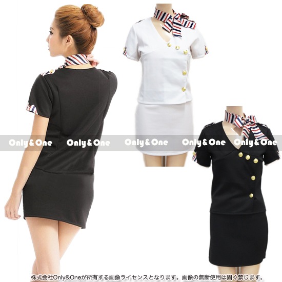 CA コスプレ・キャビンアテンダント ハロウィン(Cabin Attendant Cosplay) k08026・セクシーランジェリー ...