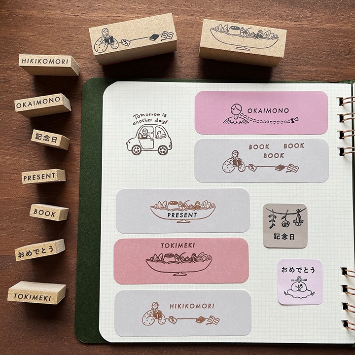 OKAIMONO ソエルスタンプ（b-423） | 全て | スタンプマルシェ | オリジナル手帳スタンプ