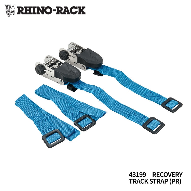 RHINO-RACK PRECOVERY TRACK STRAPS リカバリートラック ストラップ リカバリーボード固定 マックストラックス ...