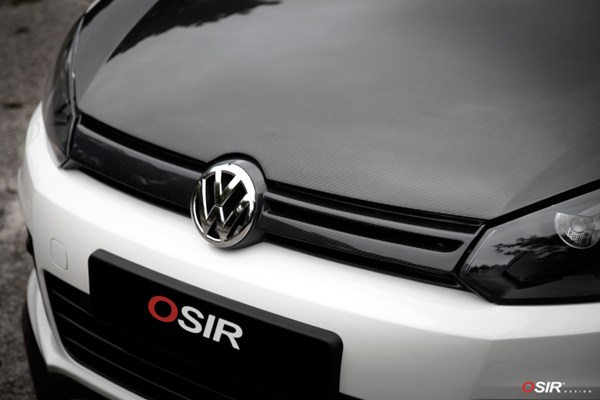 OSIR MASK GT6-RS カーボンフロントグリル for Golf6 | OSIR VW Exterior Parts,Front ...