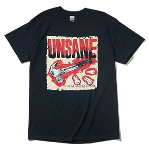 UNSANE Tシャツ Scattered Smothered & Covered-Black | OSOMALO バンドTシャツの通販