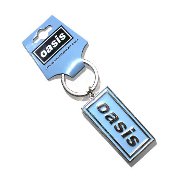 OASIS ロゴ キーチェーン キーホルダー Keychain Logo-Sky Blue | OSOMALO バンドTシャツの通販