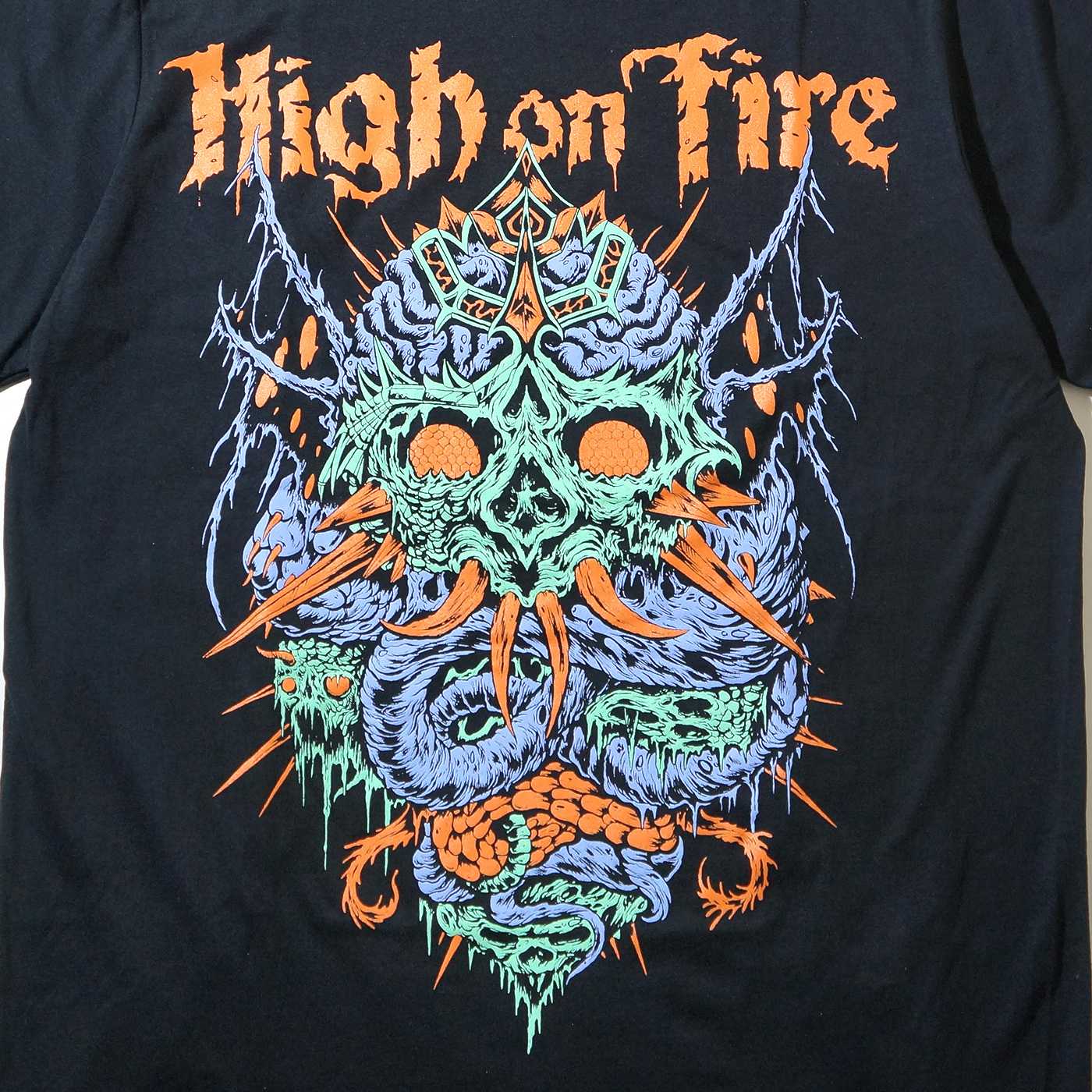 HIGH ON FIRE Tシャツ Skinner-Black | OSOMALO バンドTシャツの通販