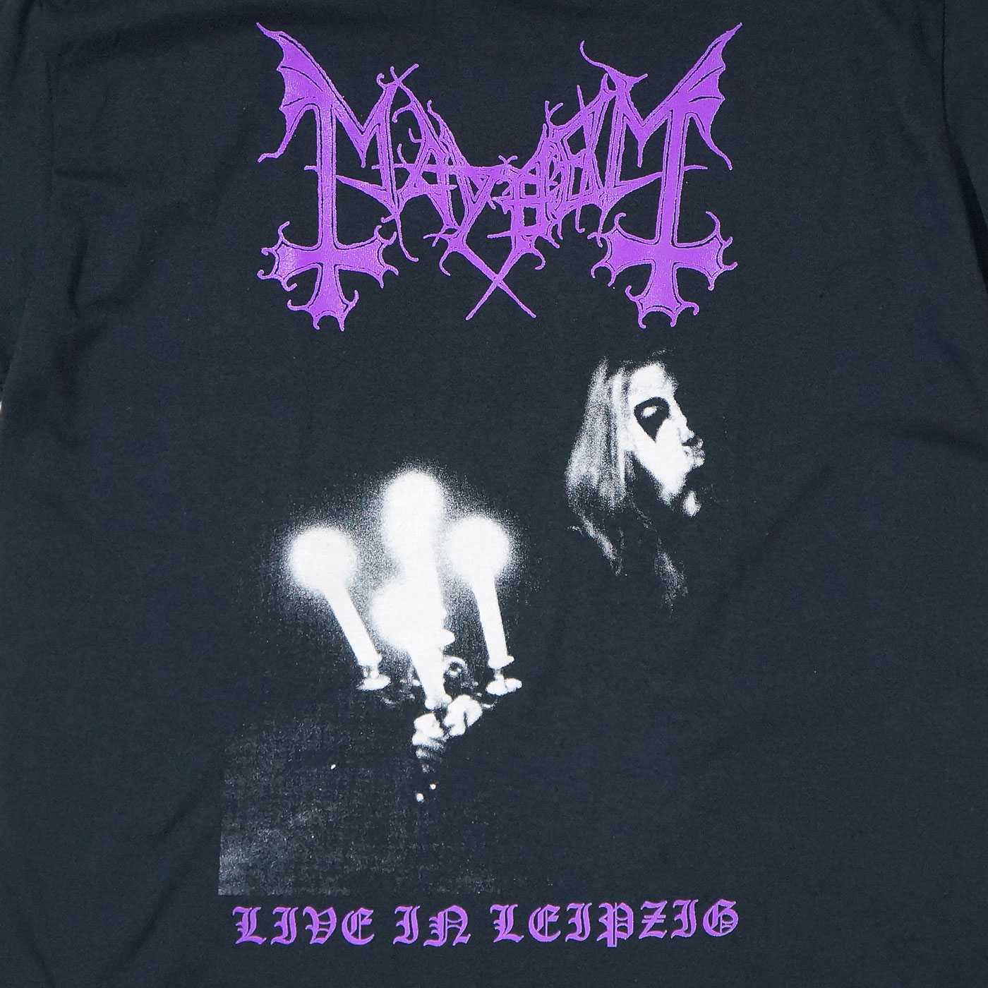 MAYHEM Tシャツ Live In Leipzig-Black | OSOMALO バンドTシャツの通販