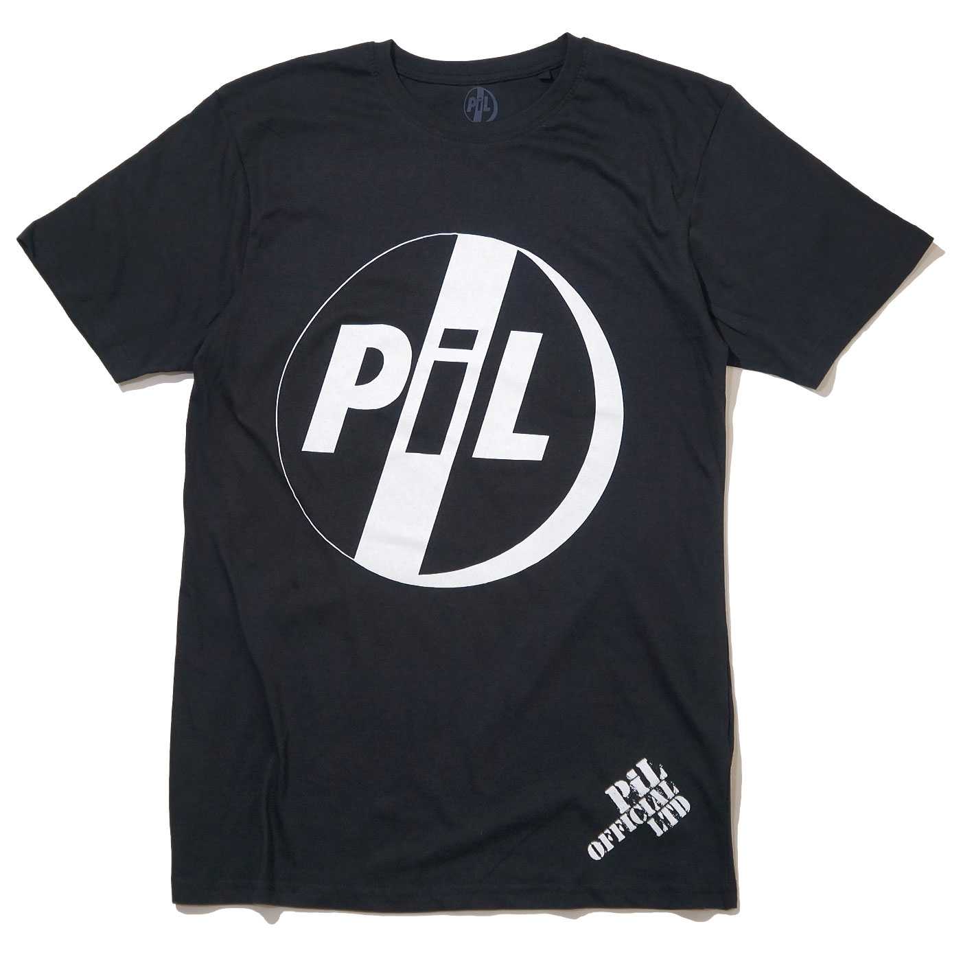 PUBLIC IMAGE LTD Tシャツ White Logo-Black | OSOMALO バンドTシャツの通販