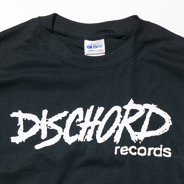 Dischord Records Tシャツ オフィシャル/Old Logo Black-White | OSOMALO バンドTシャツの通販