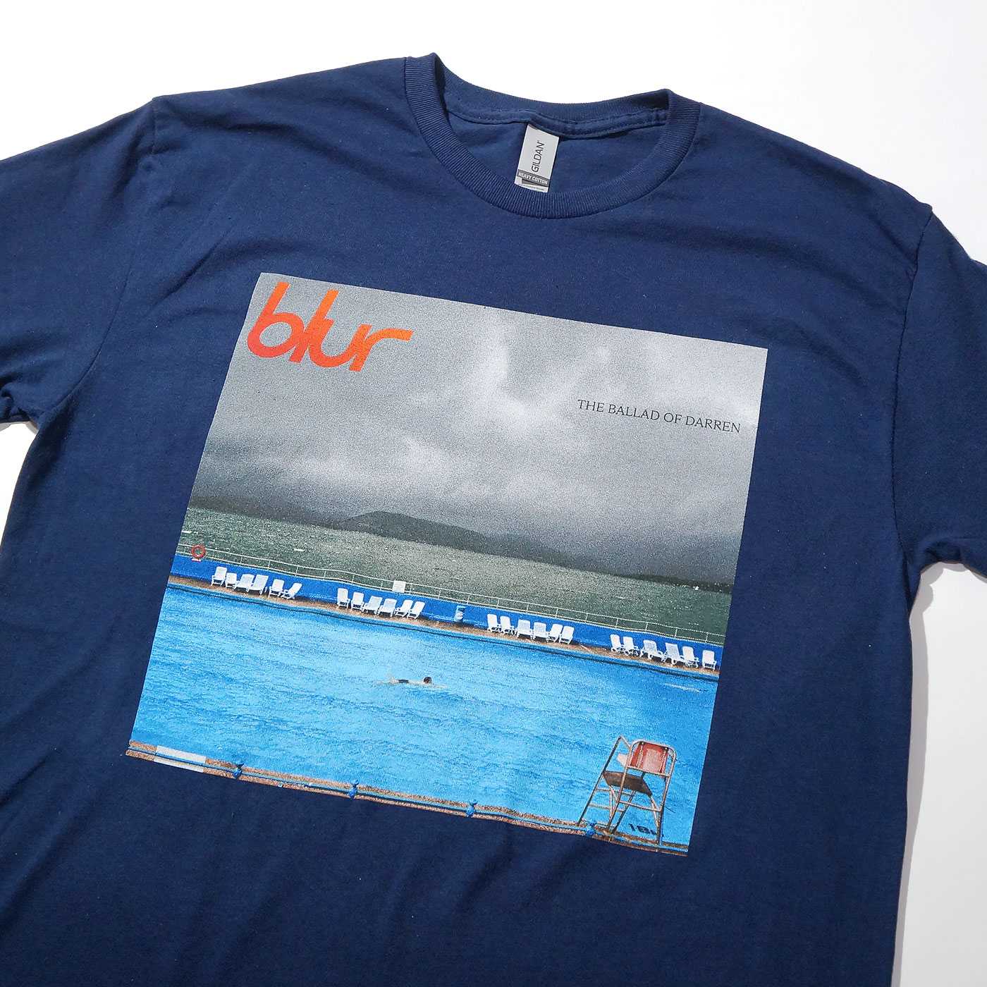 BLUR Tシャツ The Ballad Of Darren-Navy | OSOMALO バンドTシャツの通販