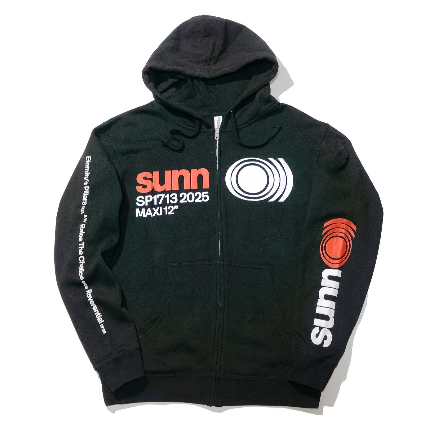 SUNN O))) SUB POP ジップアップパーカー Maxi SP1713-Black | OSOMALO バンドTシャツの通販