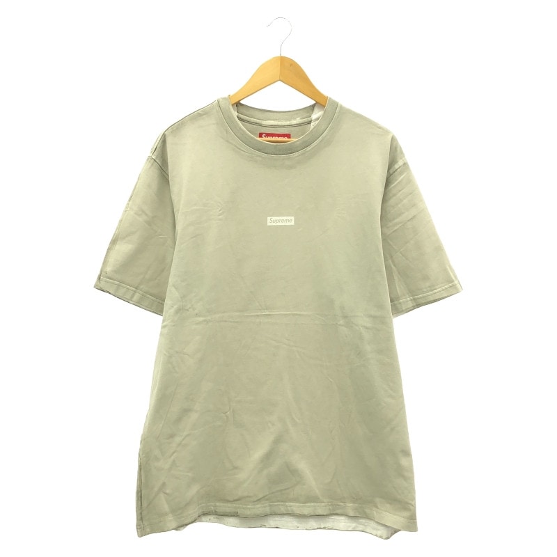 【中古】Supreme Overprint Small Box S/S Top サイズXL グレー シュプリーム【O堀田店】 | ファッション,メンズ,その他 | お宝創庫