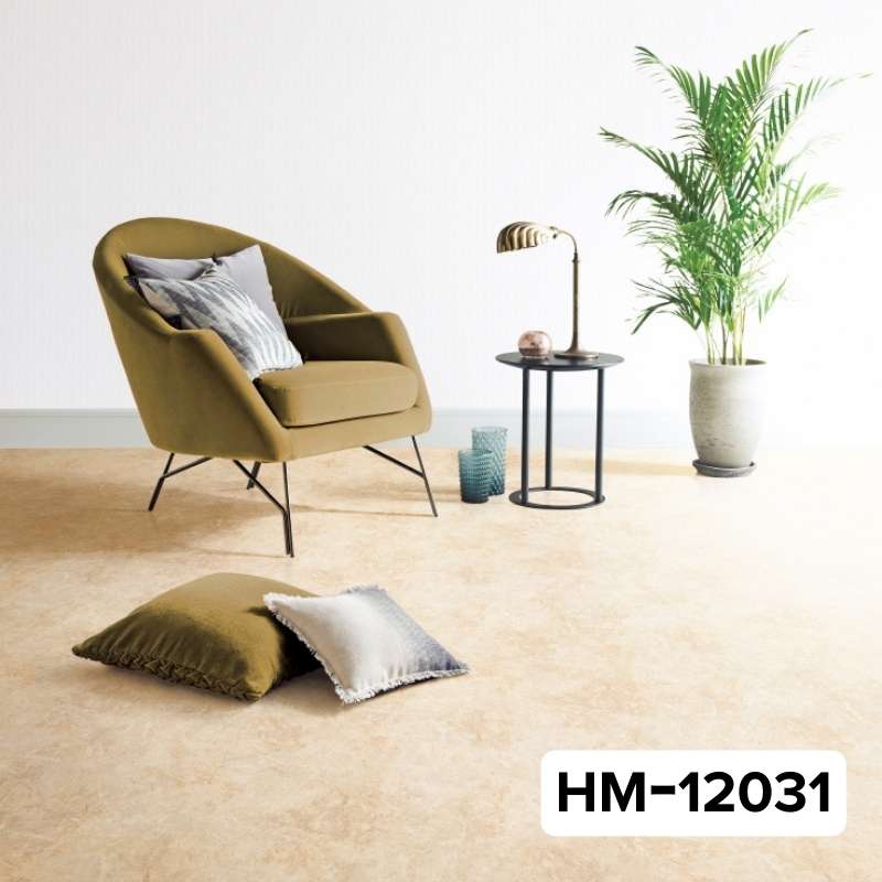 サンゲツ クッションフロア HM-11117～HM-11119 ストーン 大理石（目地なし）