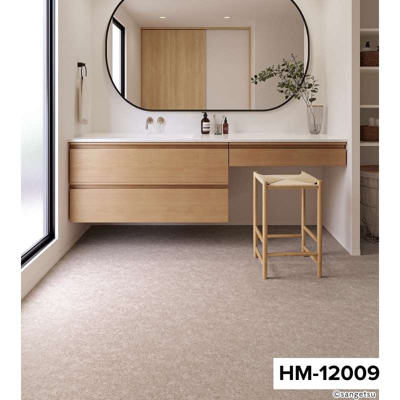 サンゲツ クッションフロア HM-12008 / HM-12009 ヌークグレイン(目地なし) 住宅用クッションフロア｜看板資材・ディスプレイ用品の専門通販Decoma(デコマ)