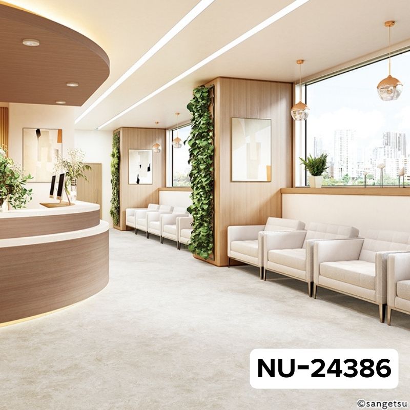 サンゲツ 長尺シート NU-22011 / NU-22012 ナーシングフロア ファインストーン｜看板資材・ディスプレイ用品の専門通販Decoma(デコマ)