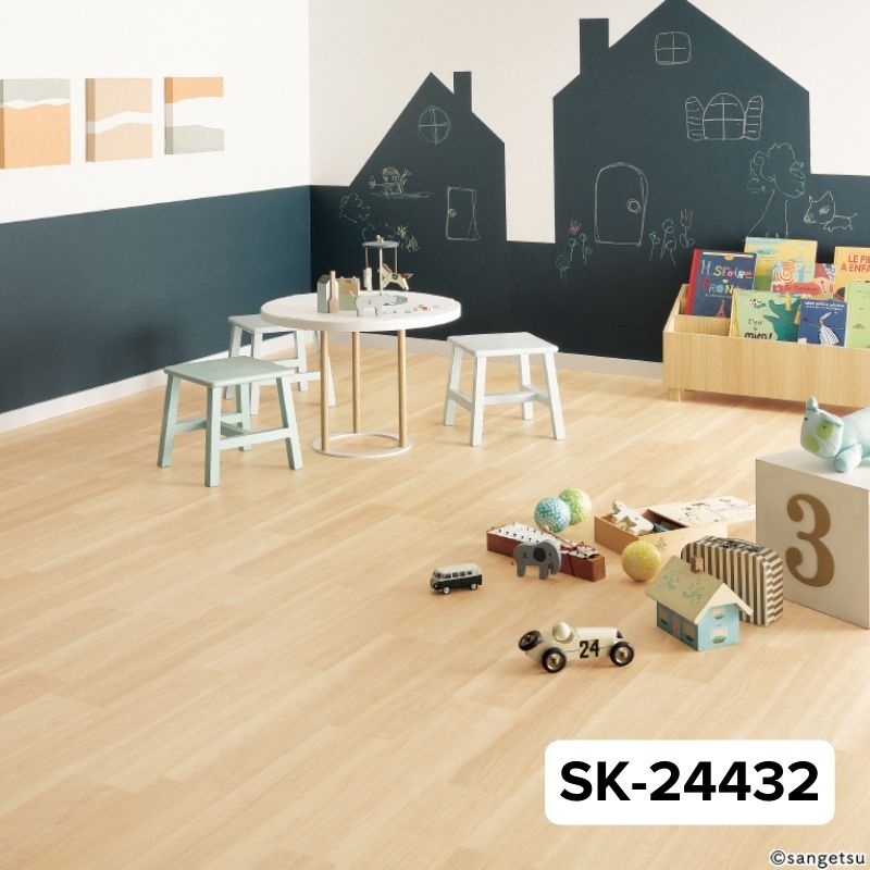 サンゲツ 長尺シート SK-22053～SK-22055 SKフロア ナチュラルバーチ｜看板資材・ディスプレイ用品の専門通販Decoma(デコマ)