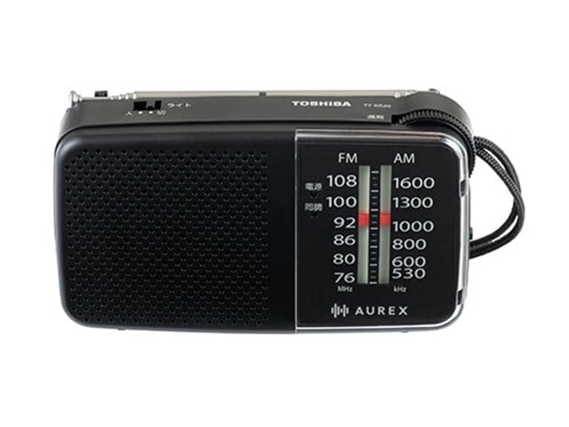 東芝 LEDライト付きホームラジオ AUREX TY-KR20(K) [ブラック]