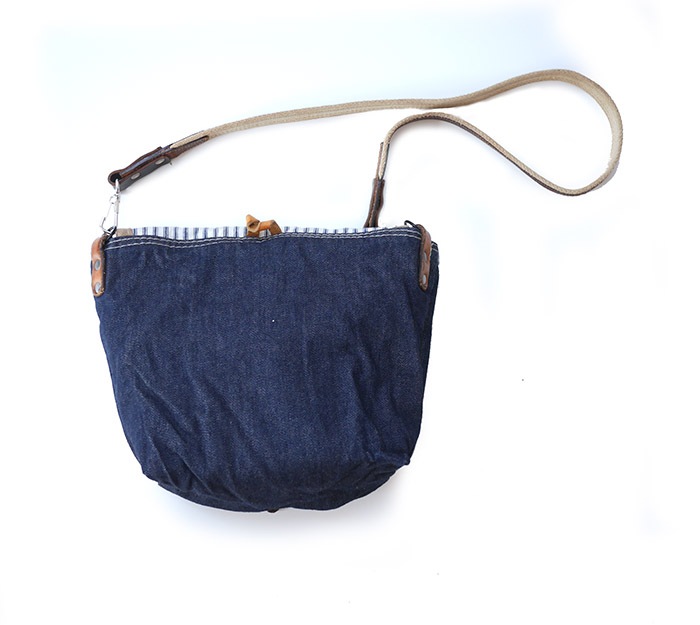 Vintage Remake Denim Shorder Bag