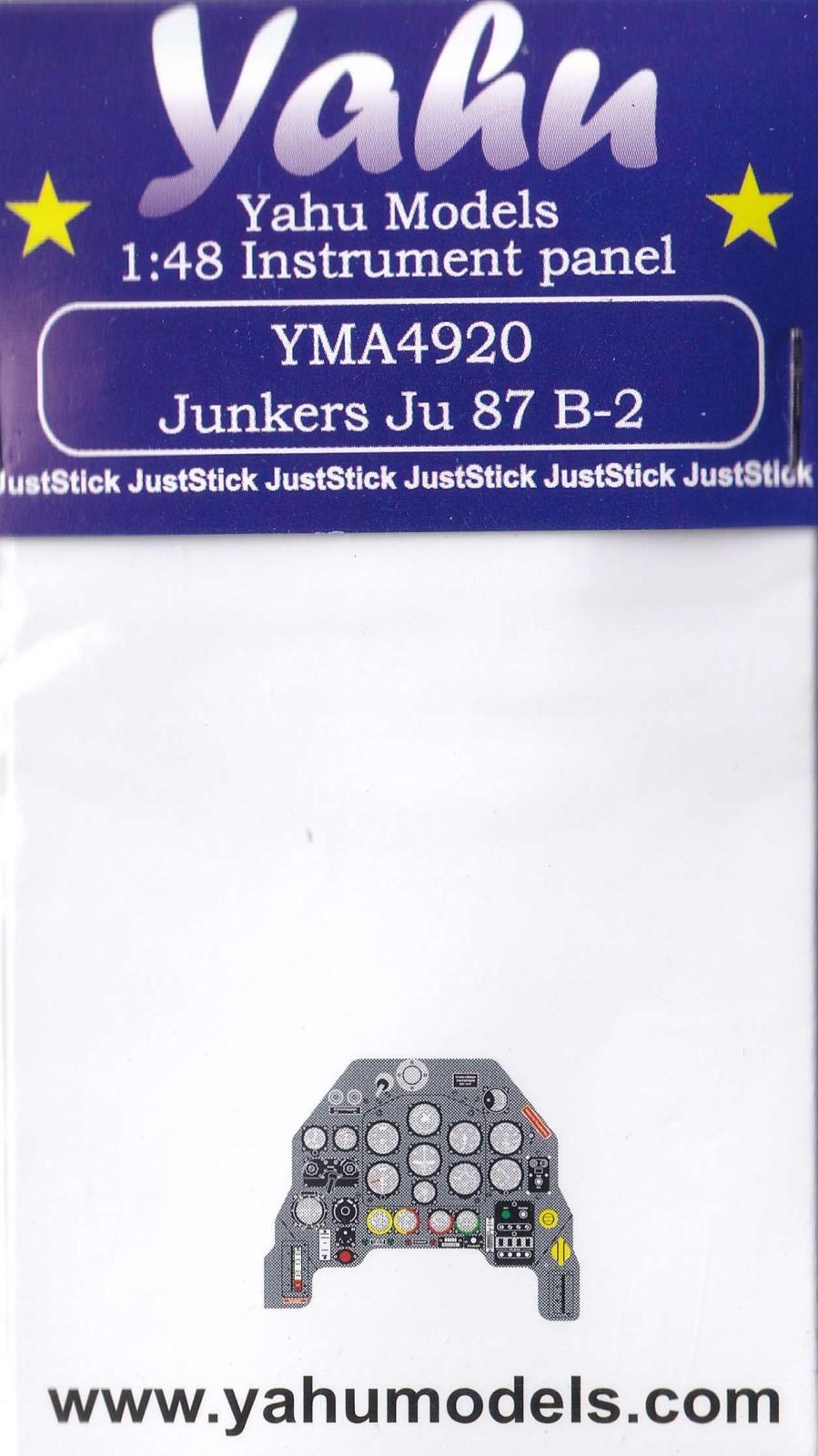 ヤフーモデル YMA4920 1/48 ユンカースJu-87B-2 スツーカ RLM66 計器盤（Airfix用） | Yahu Model, Scale 1:48 Aセット | ホビー ...