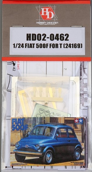 ホビーデザイン HD02-0462 1/24 フィアット500F(タミヤ24169用）（PE+レジン） | Hobby Design,エッチングディテールセット(HD02) | ホビーショップ ...