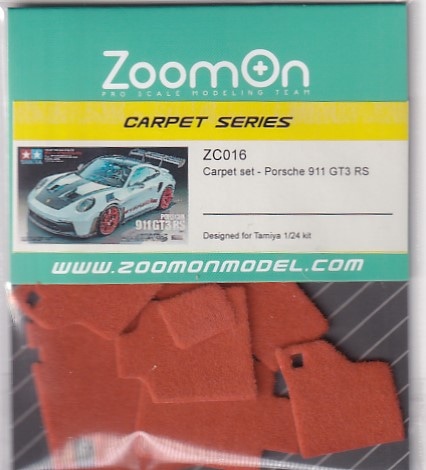 ZoomOn ZC016 1/24 カーペットセット - ポルシェ 911 GT6 RS - レッド | ZoomOn,ZC（カーペット ...