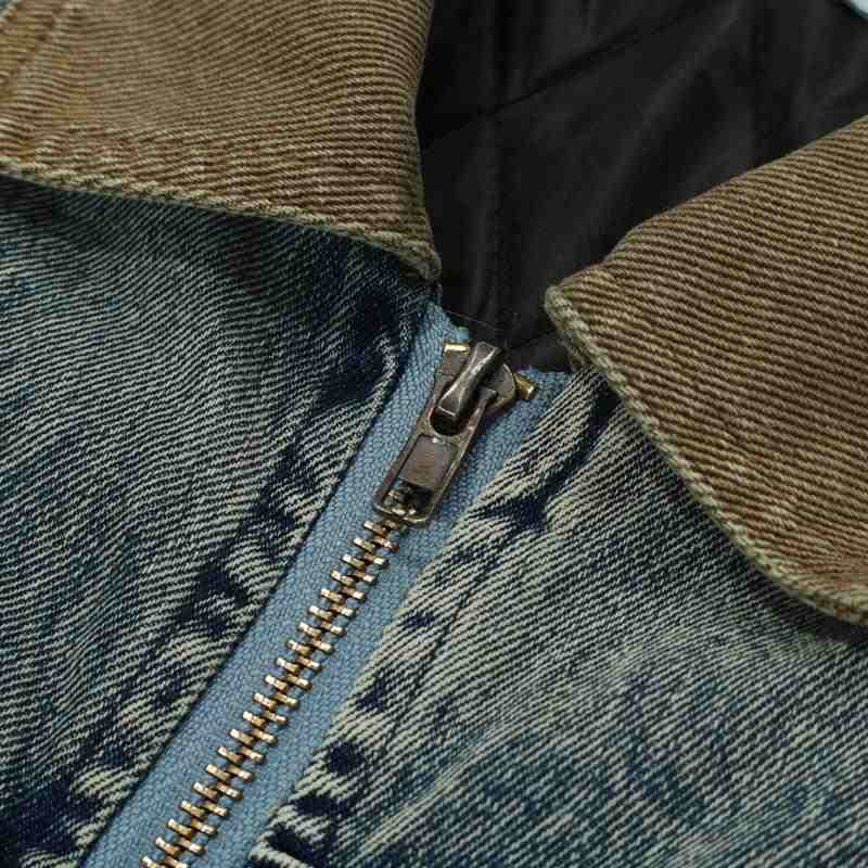 リブカラー中綿デニムジャケット | アウター | PCTOKYO