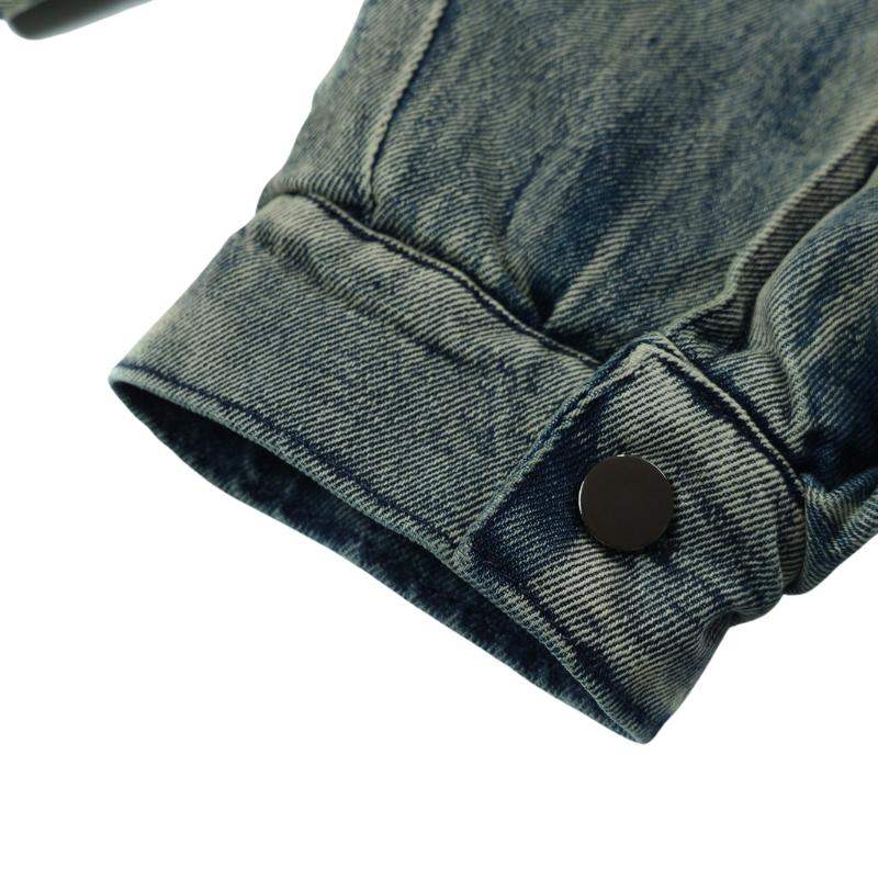 リブカラー中綿デニムジャケット | アウター | PCTOKYO