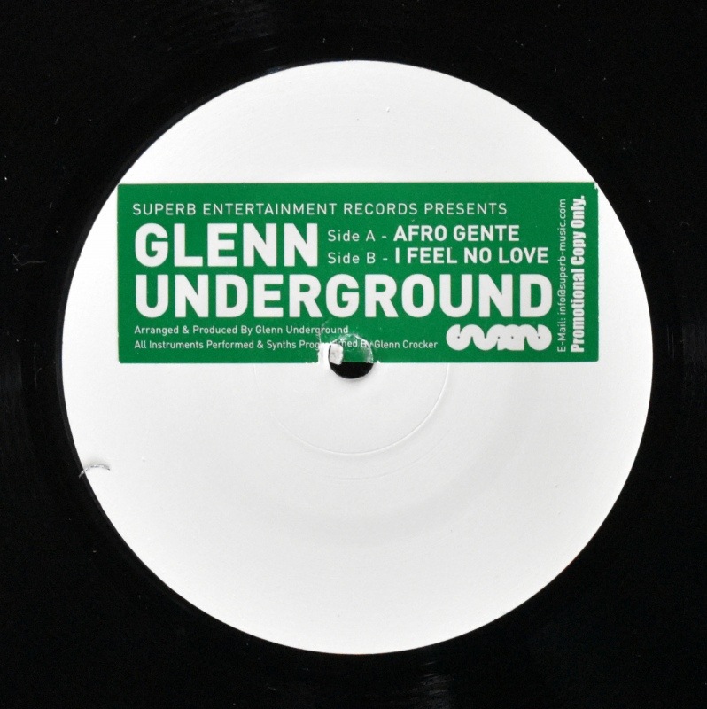 Glenn Underground - Afro Gente / I Feel No Love [12inch]｜ELECTRONIC,house｜Paddy Field Records｜中古 ...