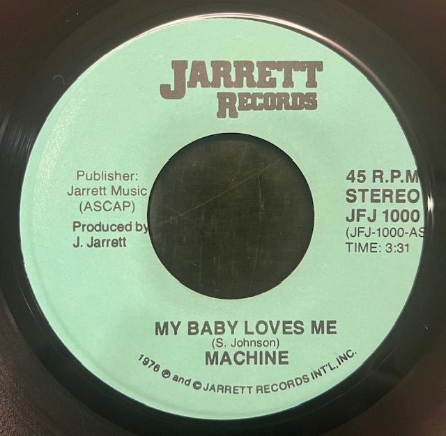 Machine – My Baby Loves Me / Ma Ma [7inch single]｜SOUL / FUNK,Disco ...