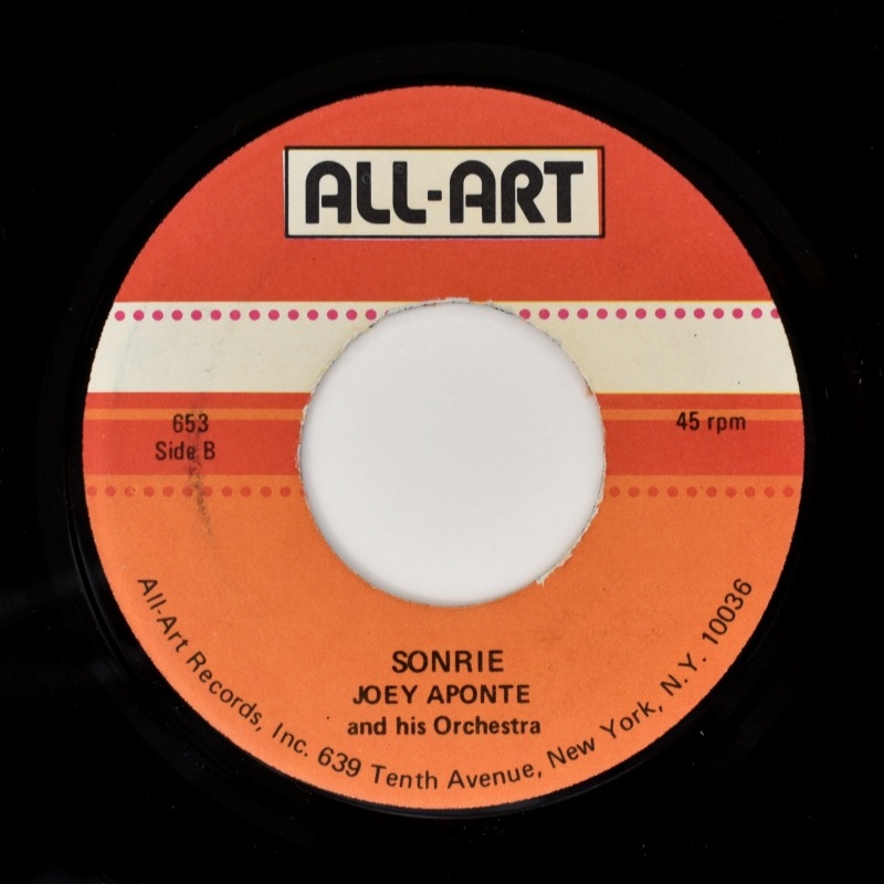 Joey Aponte And His Orchestra - Salsa y Bongo / Sonrie [7inch] レア サルサ ...