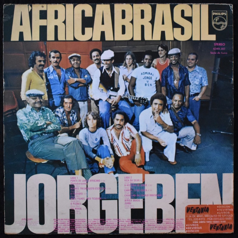 Jorge Ben - Africa Brasil [LP]｜SOUL / FUNK,funk｜Paddy Field Records｜中古 ...