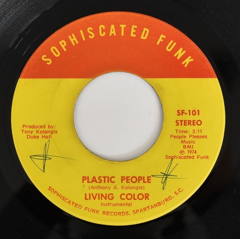 Living Color - Plastic People (Vocal) / ST (Instrumental) [7inch]｜SOUL ...
