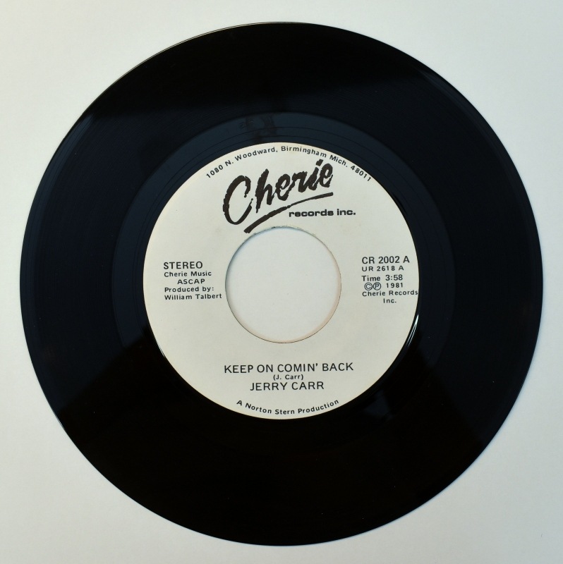 Jerry Carr - Keep On Comin' Back / Heaven [7inch]｜全てのカテゴリー｜Paddy Field ...