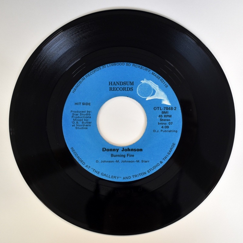 Donny Johnson - Last Vegas After Dark / Burning Fire [7inch]｜SOUL ...