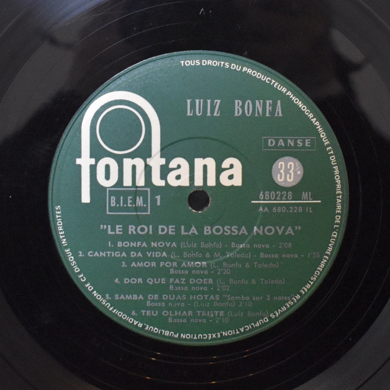 Luiz Bonfa - Le Roi De La Bossa Nova [LP]フランス オリジナル｜BRAZIL,BOSSA NOVA ...