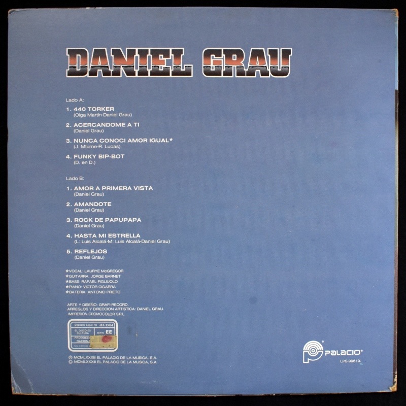 Daniel Grau - Torker [LP]｜SOUL / FUNK｜Paddy Field Records｜中古アナログレコード ...