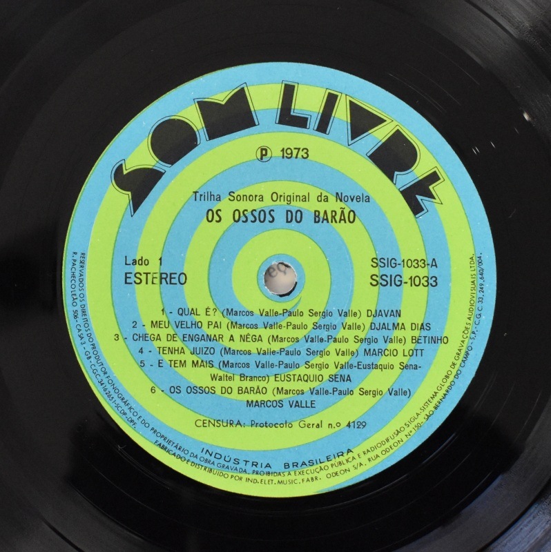 Various - Os Ossos Do Barao - ( Trilha Sonora Original Da Novela ...
