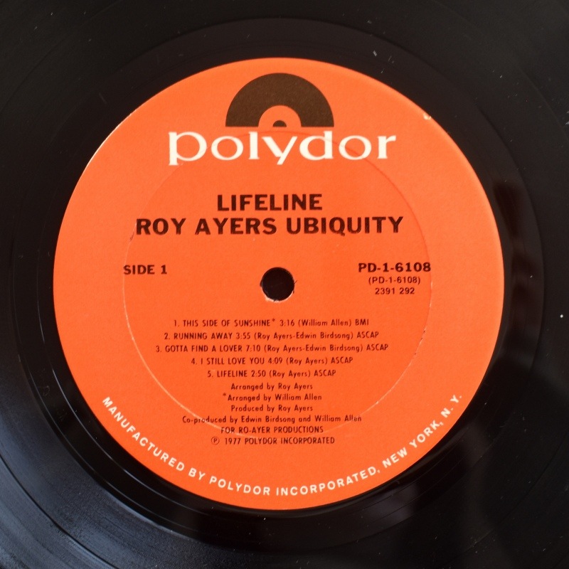 Roy Ayers Ubiquity - Lifeline [LP]｜JAZZ,JAZZ FUNK / SOUL JAZZ｜Paddy ...