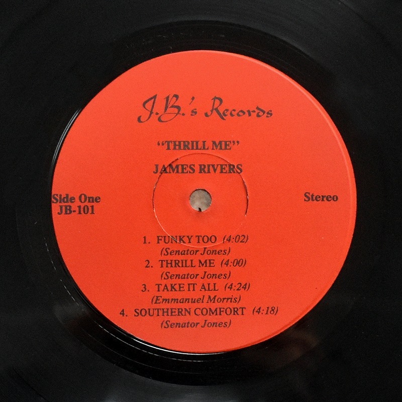 James Rivers - Thrill Me [LP] レアグルーヴ ディープファンク クラシック｜JAZZ,JAZZ FUNK ...