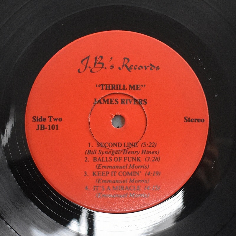 James Rivers - Thrill Me [LP] レアグルーヴ ディープファンク クラシック｜JAZZ,JAZZ FUNK ...