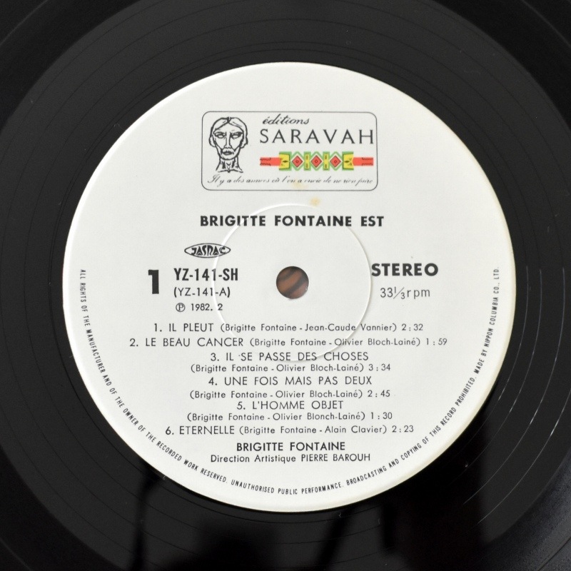 Brigitte Fontaine - Brigitte Fontaine Est.. [LP]｜WOLRD,CHANSON｜Paddy ...