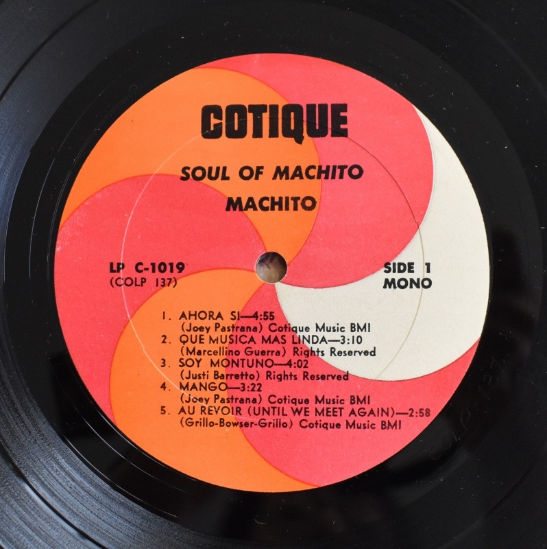 Machito And His Orchestra - Soul Of Machito [LP]｜WOLRD,SALSA｜Paddy ...