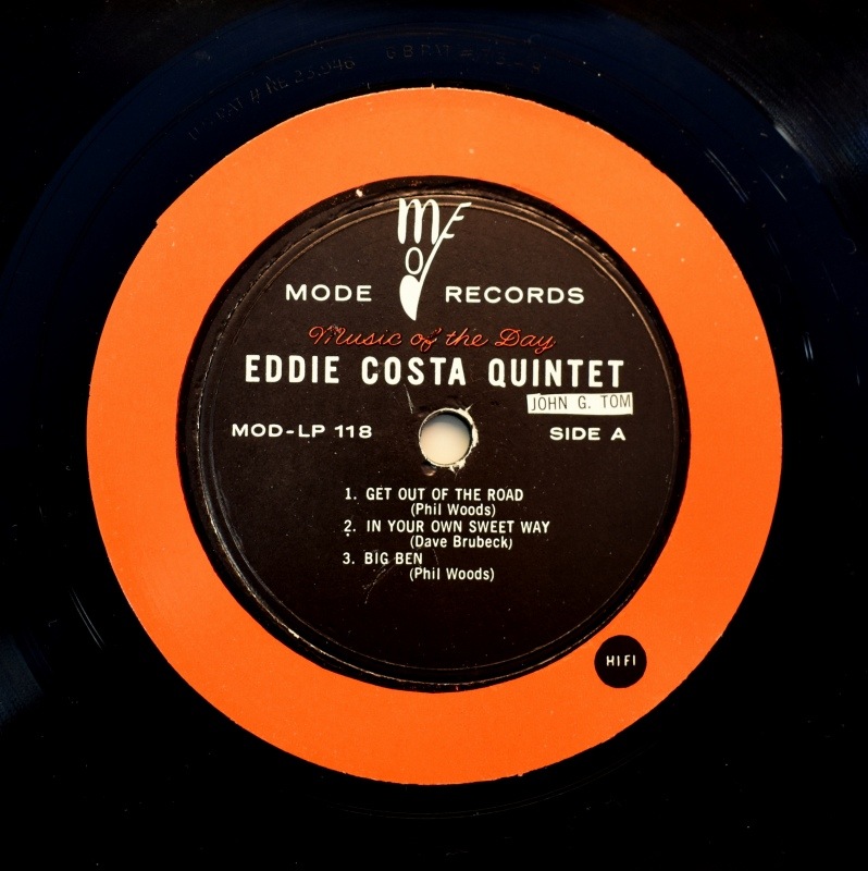 Eddie Costa Quintet - Eddie Costa Quintet [LP]｜JAZZ,Hard Bop｜Paddy ...