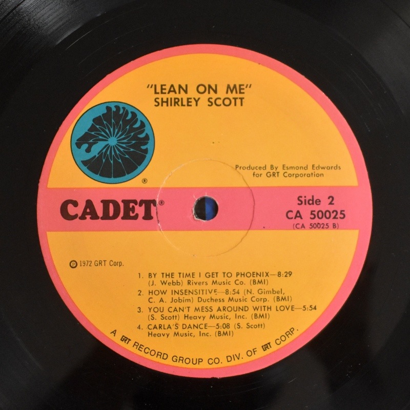 Shirley Scott - Lean On Me [LP] USオリジナル｜全てのカテゴリー｜Paddy Field Records｜中古 ...
