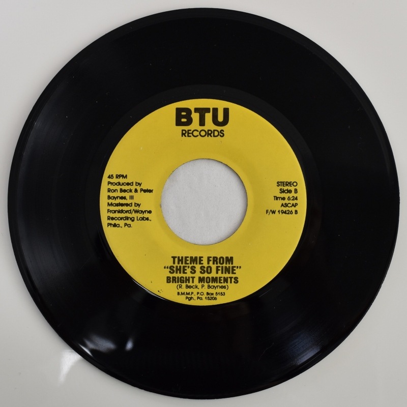 Bright Moments - She's So Fine / Theme From "She's So Fine" [7inch ...