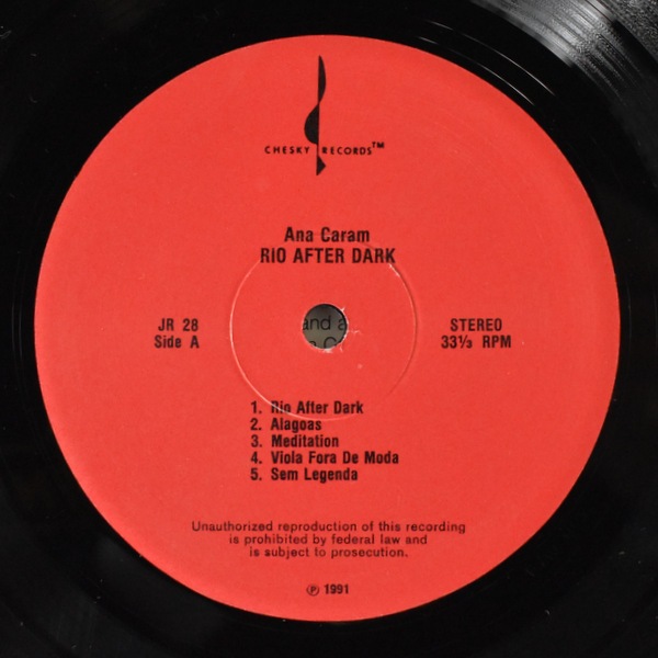 Ana Caram - Rio After Dark｜BRAZIL,BOSSA NOVA｜Paddy Field Records｜中古アナログ ...