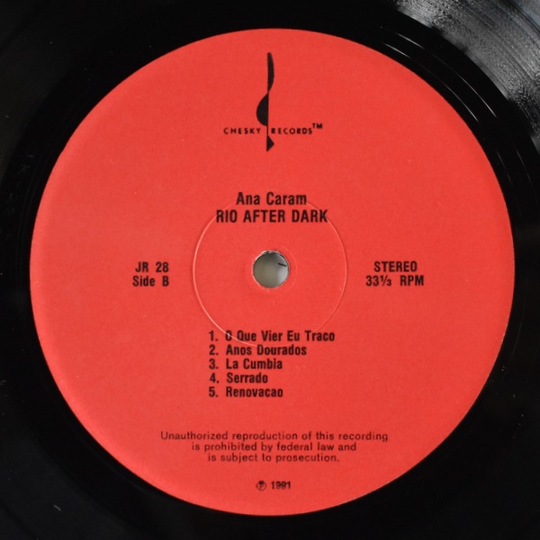 Ana Caram - Rio After Dark｜BRAZIL,BOSSA NOVA｜Paddy Field Records｜中古アナログ ...