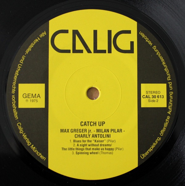 Catch Up - Vol. 1 オリジナル盤｜JAZZ,JAZZ FUNK / SOUL JAZZ｜Paddy Field Records ...
