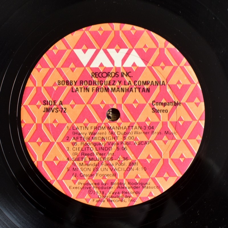 Bobby Rodriguez Y La Compania - Latin From Manhattan [LP]｜JAZZ,Latin ...