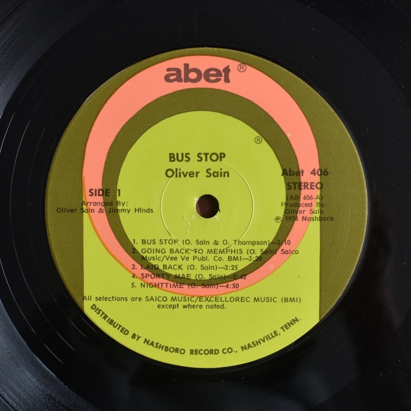 Oliver Sain - Bus Stop [LP]｜SOUL / FUNK,soul｜Paddy Field Records｜中古アナログ ...